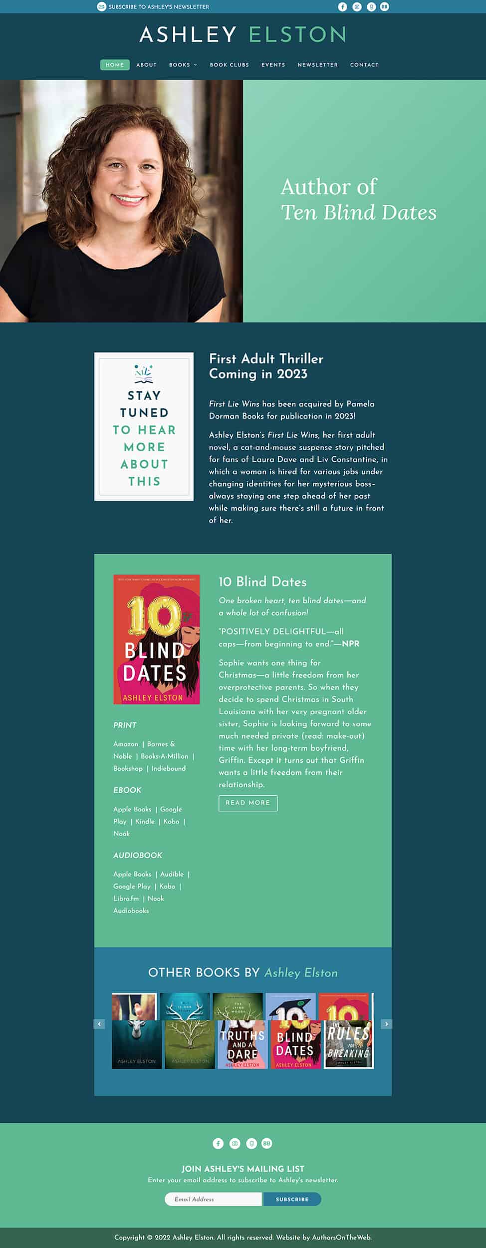Ashley Elston – AuthorsOnTheWeb