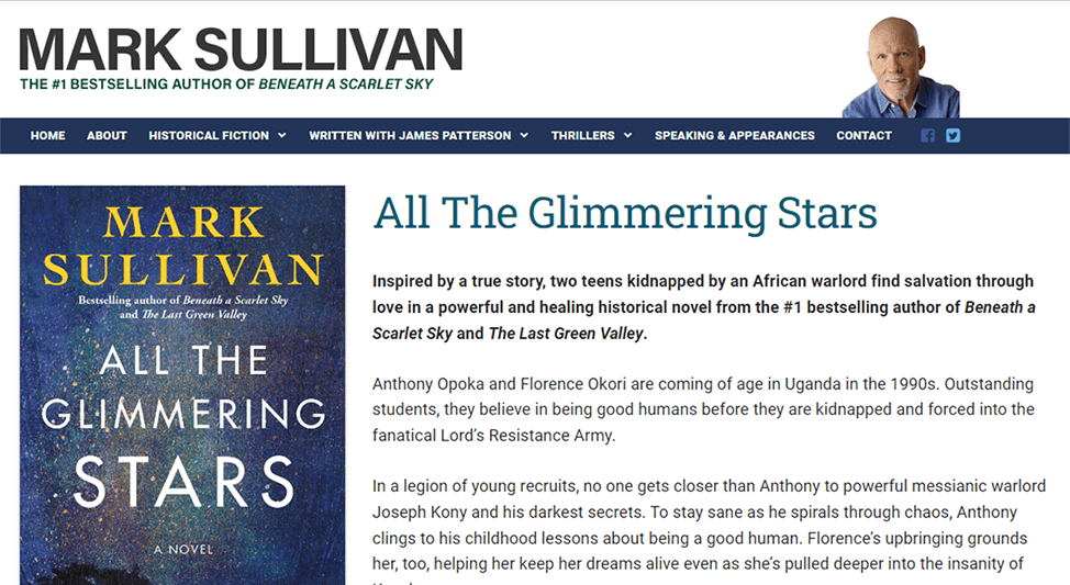 Mark Sullivan – Authors on the Web